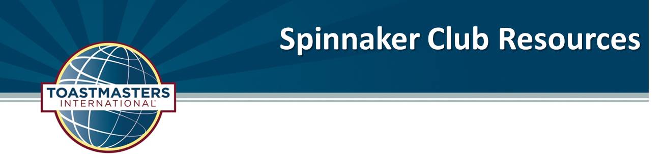 Spinnaker Club Resources – Spinnaker Toastmasters Club, Plimmerton ...