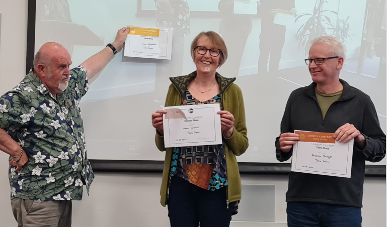 Gary wins Division J Table Topics Contest – Spinnaker Toastmasters Club ...